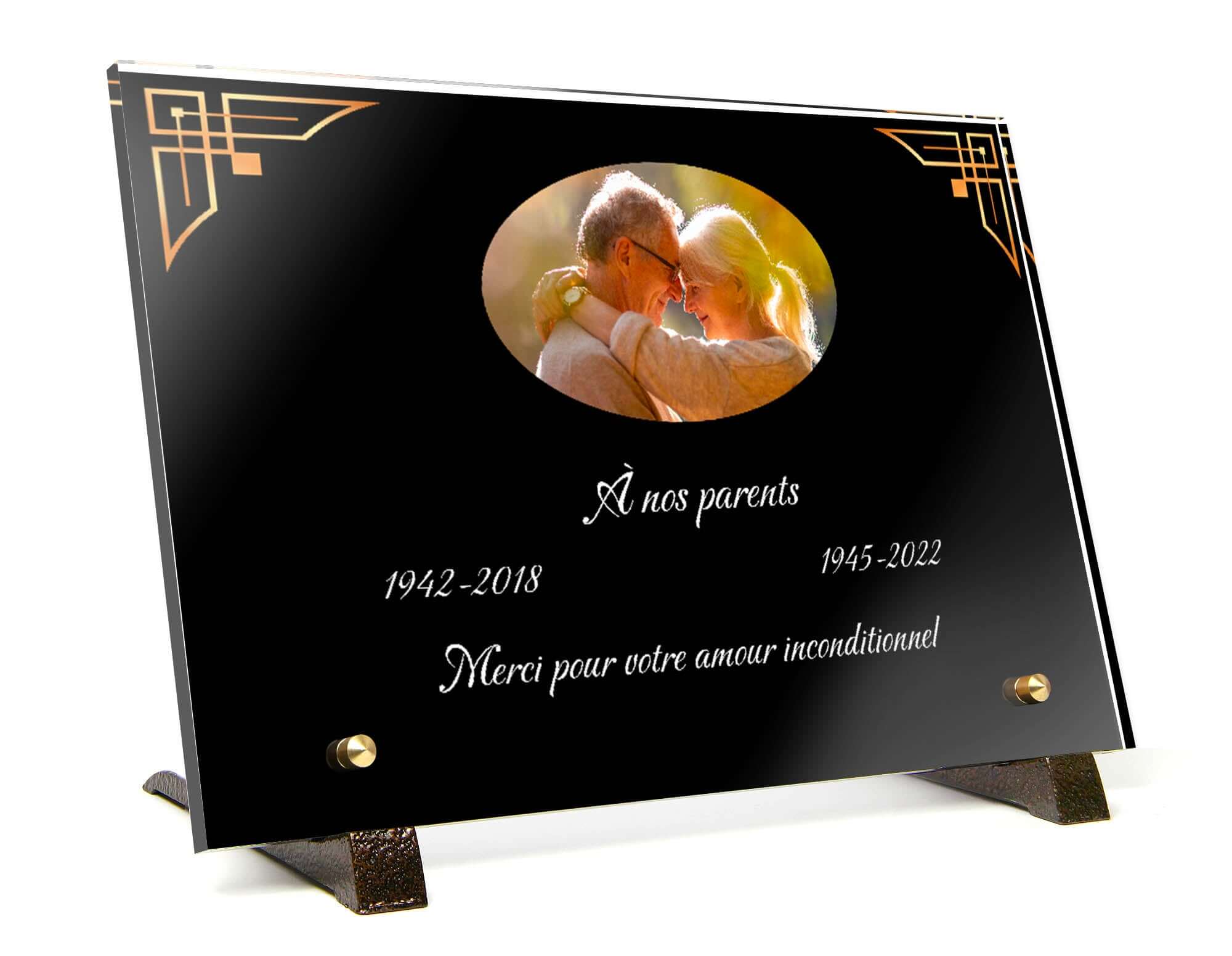 Plaque Funéraire Plexiglas Cadre – Belle Plaque Funéraire